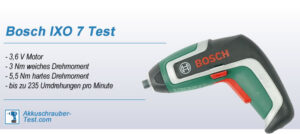 Bosch IXO 7 Test 2025